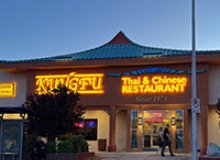 Kung Fu Thai & Chinese Restaurant new sign for next 50 years